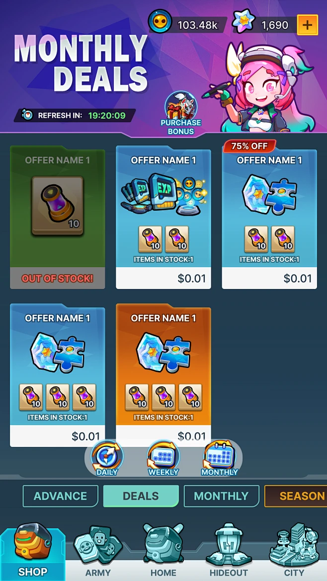 Behance 上的 2023 Mobile GUI ( Production - GUI Revamp )-花瓣网