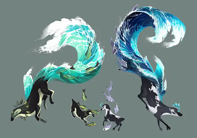 { Esk } MYO Masterlist Art - Big Splashes!-花瓣网