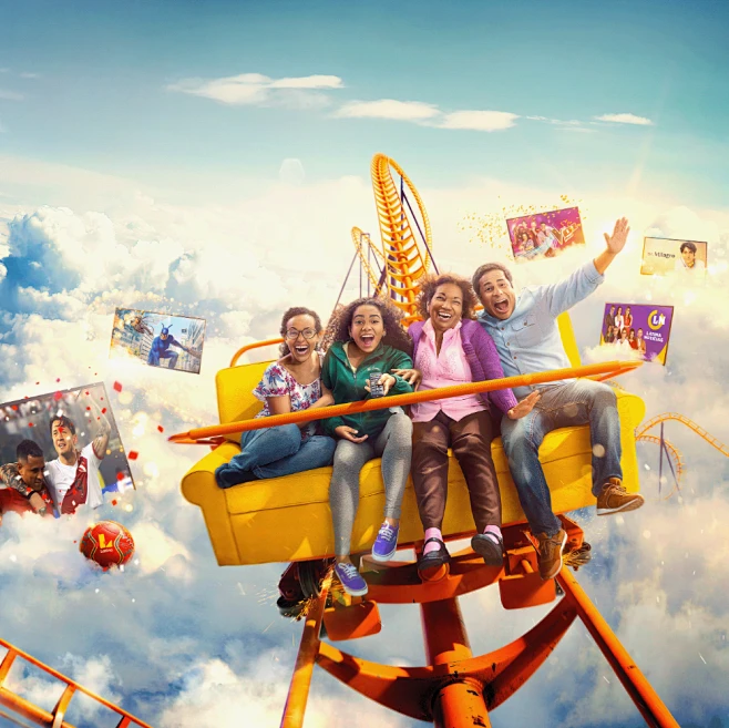 Latina TV - Roller Coaster on Behance-花瓣网
