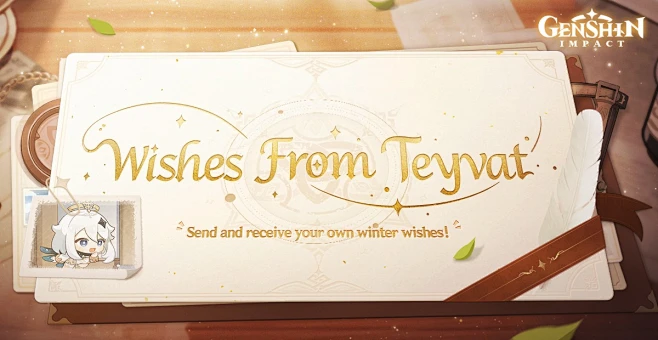 Genshin Impact: Wishes From Teyvat : Send and receive your own winter ...