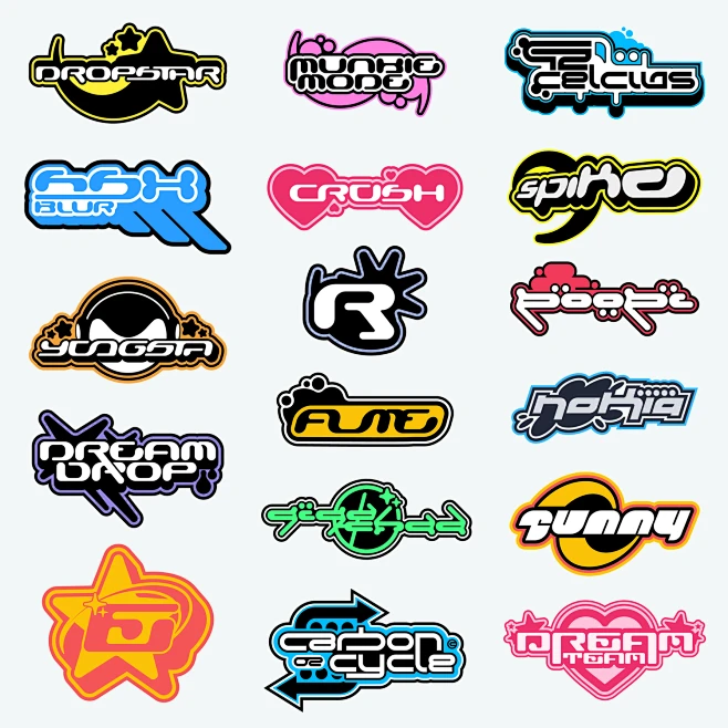 Y2K Logo Pack — hvnter.net : Y2K Logo Pack includes over 150+ y2k ...