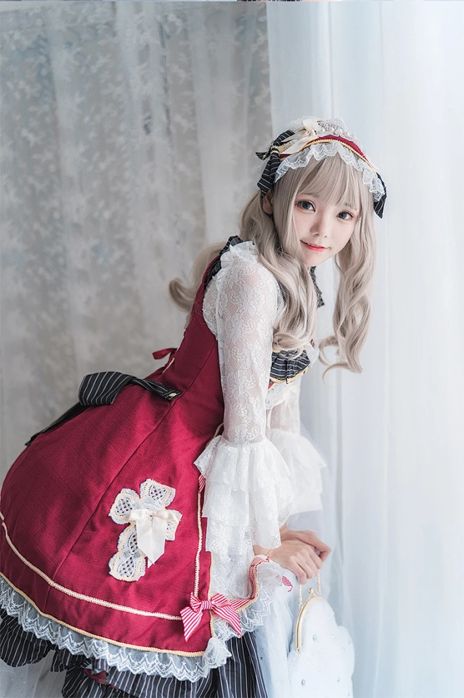 日系软妹复古暗黑lolita洋装jsk吊带连衣裙洛丽塔lo裙女洋气可爱-淘宝网图片_我的后宫哈哈哈哈图片素材-花瓣网