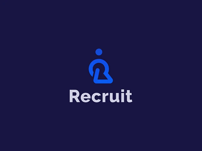 Recruit/Recruitment logo 3d branding colorfull logo creative logo ...