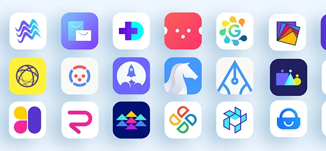 App Logo projects | Behance 上的照片、视频、徽标、插图和品牌-花瓣网