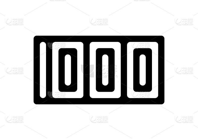 数字1000图标设计