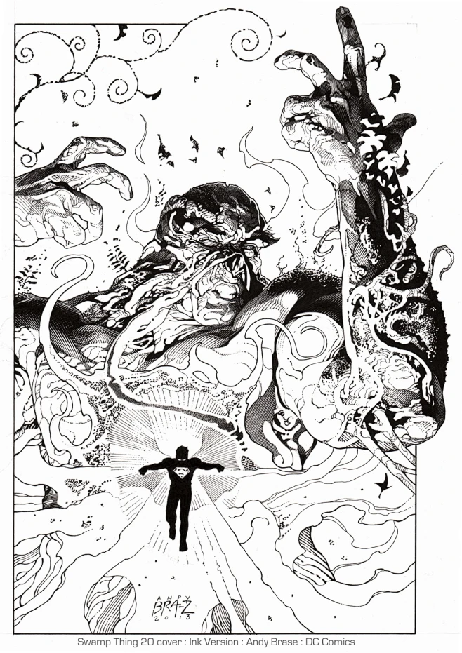 Swamp Thing 20: Ink (DC cover)-花瓣网