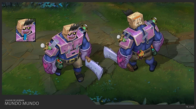 Dr.Mundo rework design , TB Choi : Some of the work I've done on Mundo ...