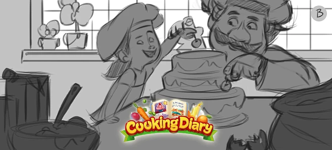 Cooking Diary - Game Banner-花瓣网