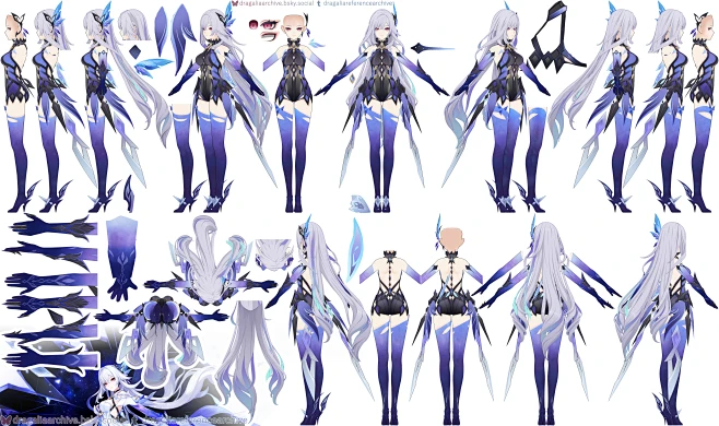Skirk Seven-Phase Flash A model references by DragaliaArchive-花瓣网