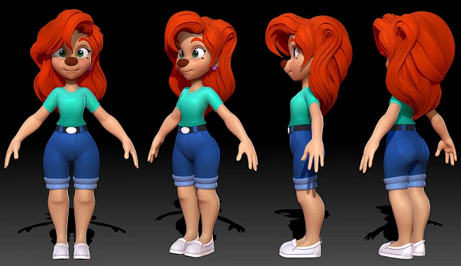 Roxanne, Jacob Ovrick : Roxanne, from A Goofy Movie-花瓣网