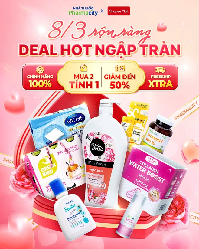 Pharmacity Flagship Store - Shopee Mall Online | Shopee Việt Nam-花瓣网