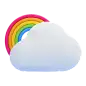 Mostly Cloudy 3D Icon-花瓣网
