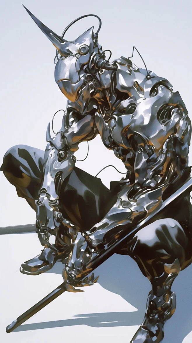 Midjourney｜Metal Knight 金屬騎士 - 小红书-花瓣网