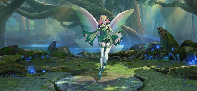 为 AOV 完成英雄重新设计概念-花瓣网