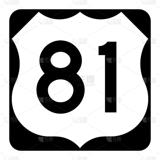 美国81号公路标志