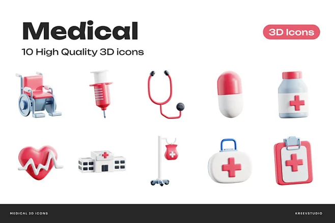 medical 3D 3d icon 3d icons Icon icons icon design iconography icon set ...