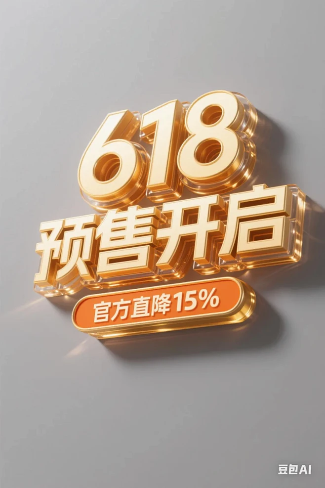AI直出618电商促销字效！附提示词 - 小红书-花瓣网