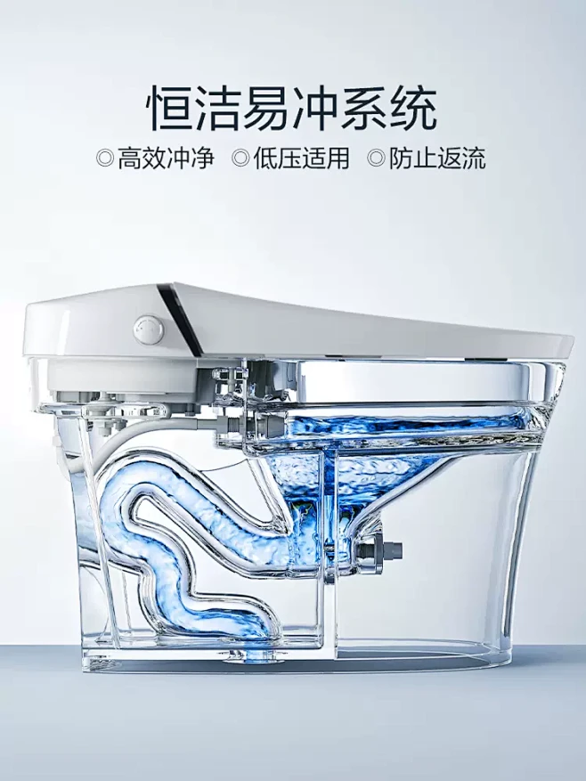 恒洁轻智能马桶半坐便器一体电动加热感应自动冲水家用小户型563-tmall.com天猫-花瓣网