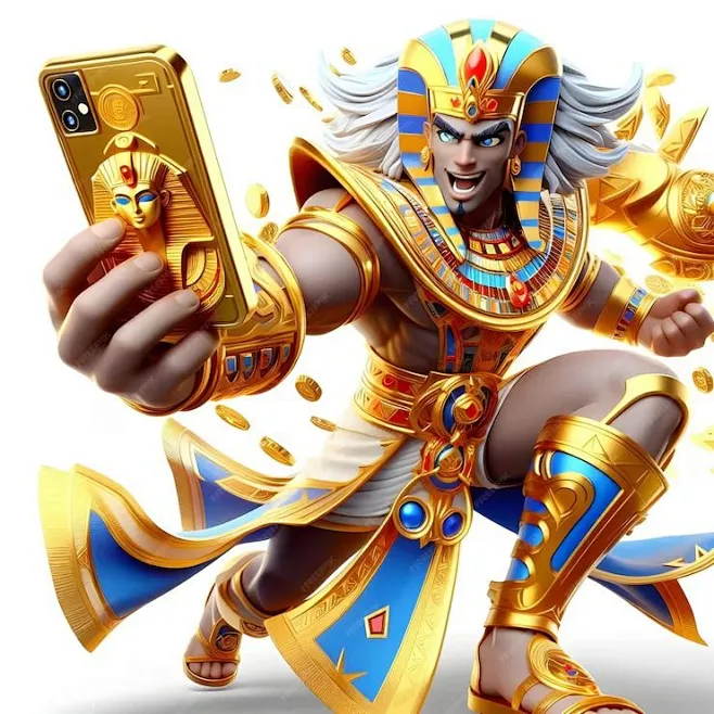 Osiris egypt god slot game character with white background | Premium AI ...