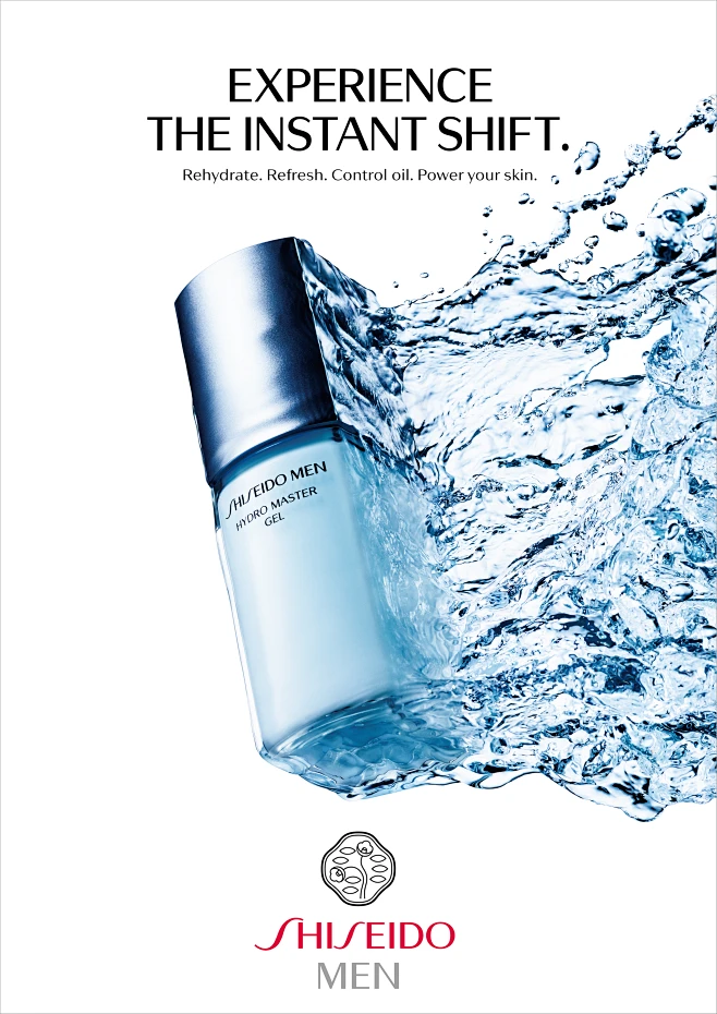 SHISEIDO MEN : 16' Shiseido Men Hydro Master Gel Campaign-花瓣网