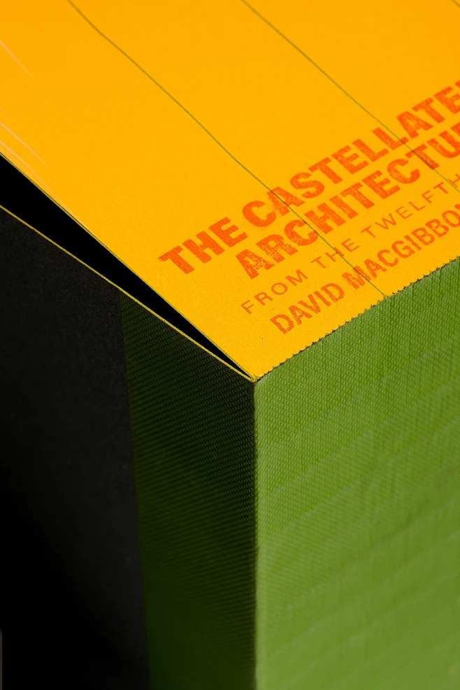 book book design Printing silkscreen yellow architecture-花瓣网