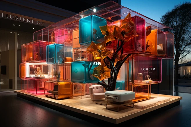 AIGC｜展览设计 MJ轻松搞定一套展台设计