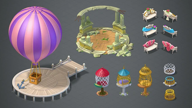 Gardenscapes (part2) : mobile game "Gardenscapes" by Playrix-花瓣网