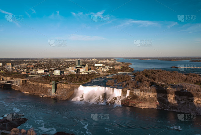 加拿大,尼亚加拉瀑布,侧面视角,自然,旅游目的地,水平画幅,人,旅行者,户外,船