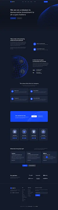 crypto landing page Web Design crypto landing page cybersecurity nft nft landing page blockchain ...