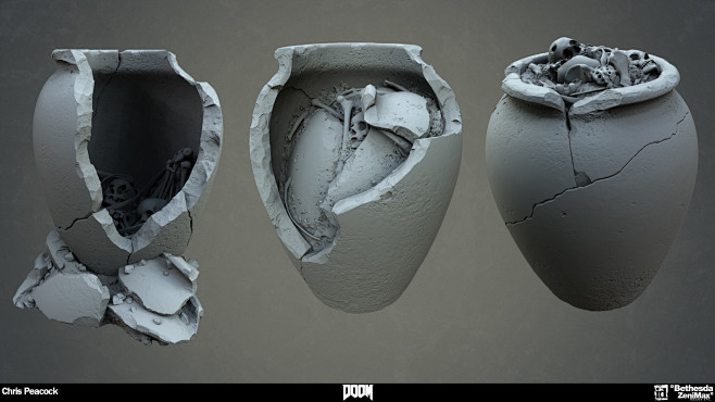 DOOM- Hell Assets, Chris Peacock : Assets created for DOOM 2016.