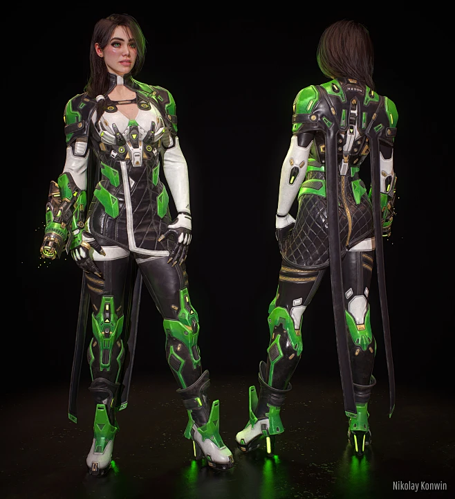 A1 nexon (game ready character)-花瓣网