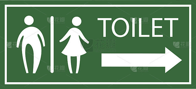 toilet signage vector