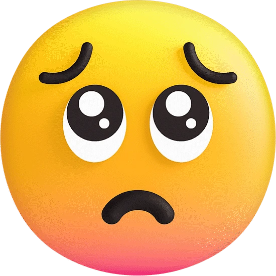 3D Stylized Teary-Eyed Emoji-花瓣网