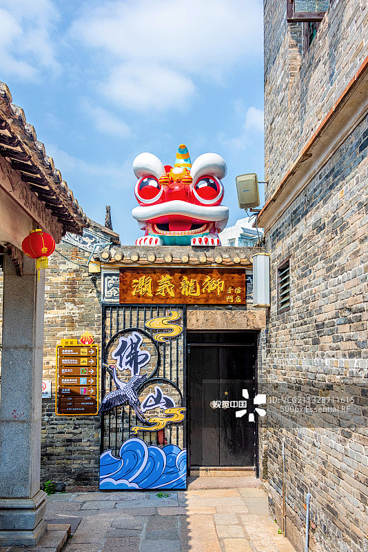 中国广东佛山南风古灶明清古建筑群图片素材