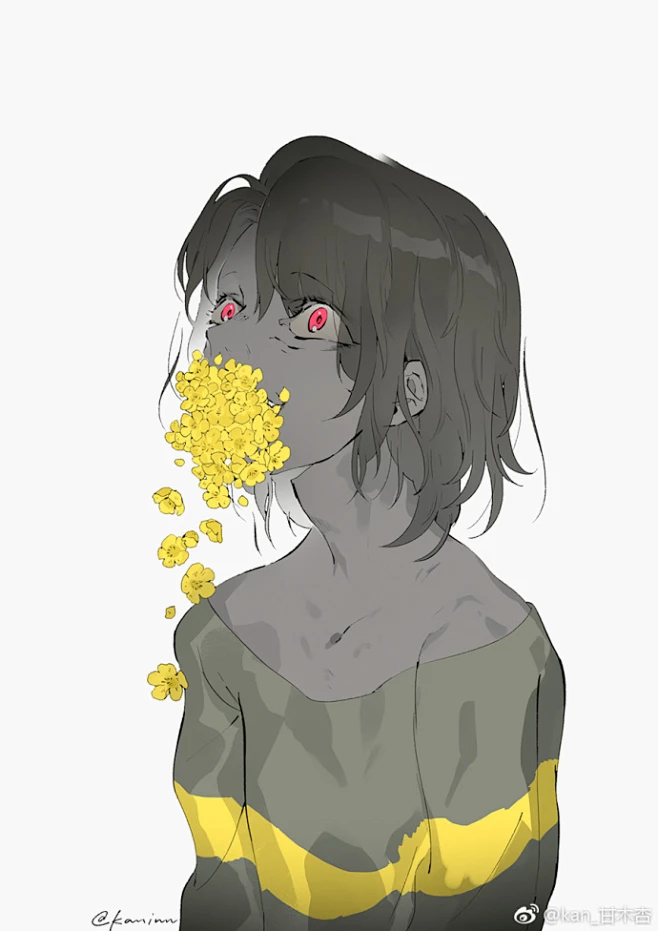 buttercup #ut##Undertale##chara# 图片_传说之下图片素材-花瓣网