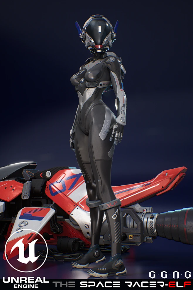 The Space Racer-ELF, HehuiZ : The Space Racer-ELF by HehuiZ on ArtStation.图片_设计图片素材-花瓣网