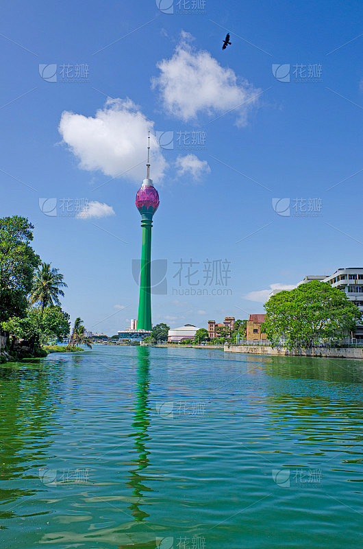 斯里兰卡科伦坡的城市景观