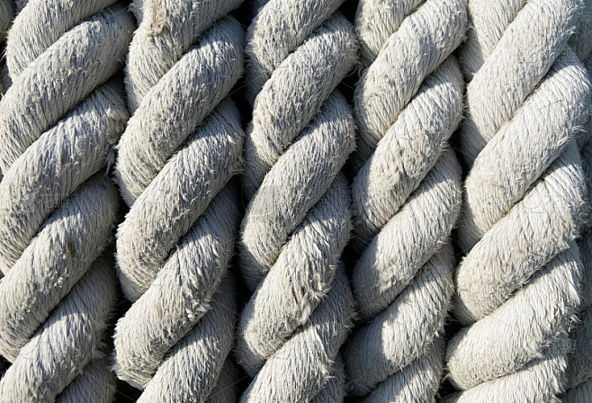 Background of twisted vertical ropes