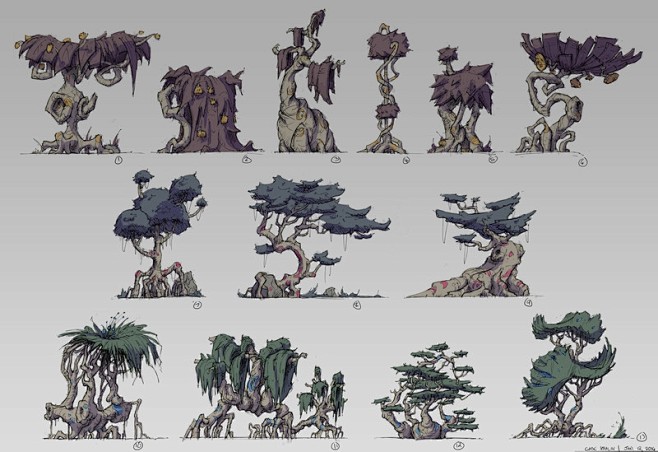 植物原画树原画来自cgbook.cn (493)