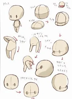 Drawn hand gesture chibi #12-花瓣网