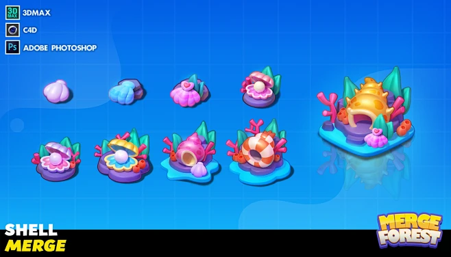 Merge_Shell Icon-花瓣网