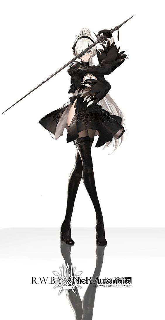 Bach Do on Twitter: "Nier x RWBY…
