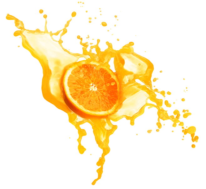 Orange juice PNG image