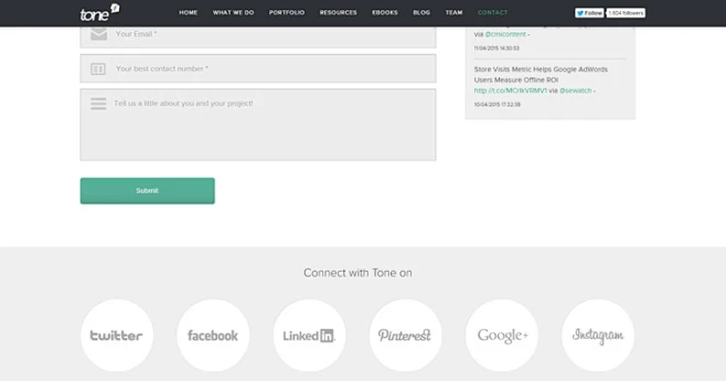 07-tone-agency-contact-page-social-media-花瓣网
