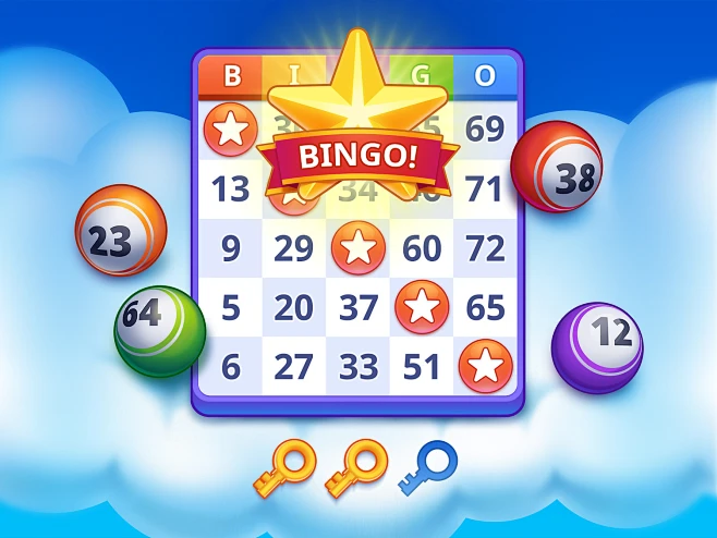 Bingo game illustrations by Ampeross on Dribbble-花瓣网