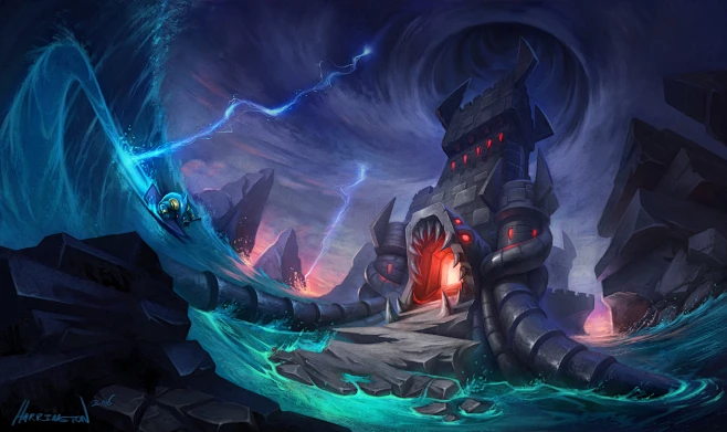 Heroes Of The Storm - Towers Of Doom Barn Concept, David Harrington ...