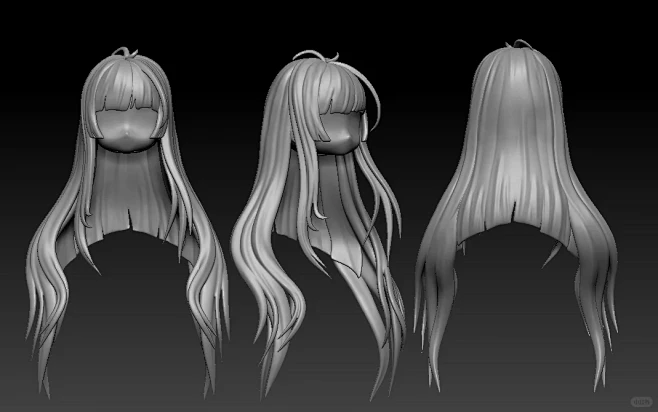 建模接单，gsc头发，ob24