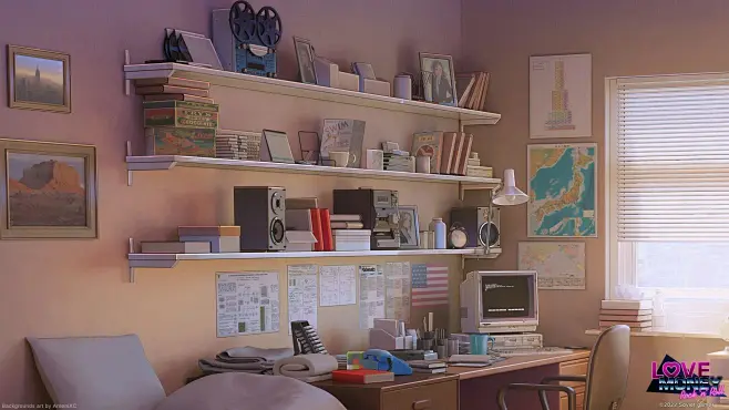 硬核战斗民族出身，却深受新海诚影响，他创造出无数味儿超正的日系治愈场景设计！-设定集-概念设定-2D插画_3D作品,微元素 - 概念场景,原画,场景 - Element3ds.com!-花瓣网