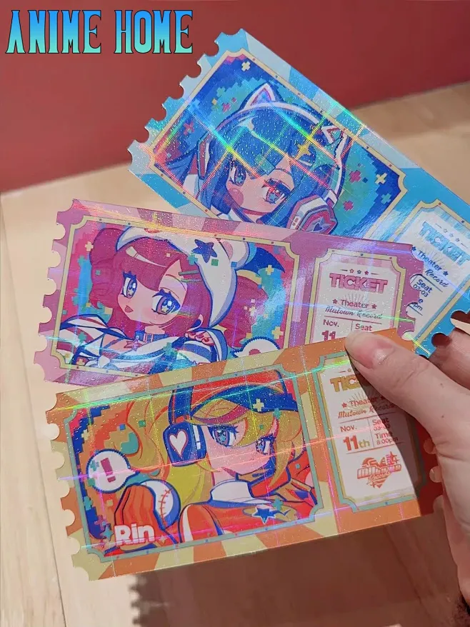 Official Game Muse Dash Buro Rin Marija Laser Ticket Collection Cosplay ...