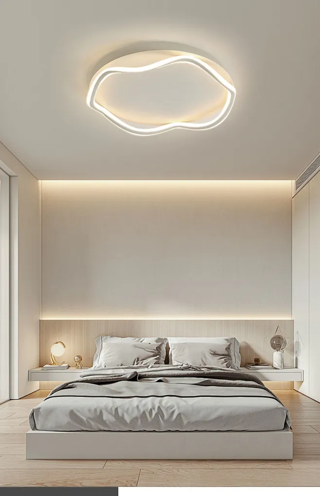 卧室灯吸顶灯简约现代2022年新款圆形led房间灯家用主卧极简ins风-tmall.com天猫-花瓣网